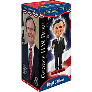 Royal Bobbles George H. W. Bush 41st President of The United States Collectible Bobblehead Statue