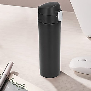 Insulated Water Bottle, 500ml Stainless Steel Insulated Water Bottle Double Wall Portable Vacuum Insulated Bottle for School Home Outdoor