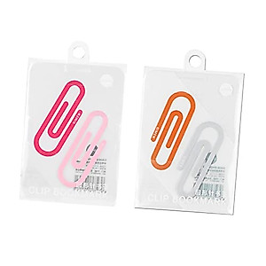 Operitacx 4pcs Paperclip Bookmark Paper Folders Metal Bookmarks Metal Folder Stationery Binder Clips Fun Paper Clips Notice Board Iron Paper Clips Students Paper Clips File Paper Clips