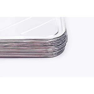 Replace parts 20-Pack Disposable Foil Oven Liners – Keep Your Oven Clean and Healthy – Perfect Silver Foil Drip Pan Tray for Cooking, Baking, Roasting, and Grilling- 18.5 x15.5” inch