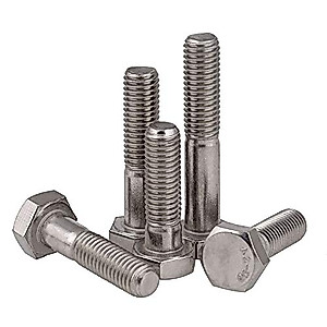 Ochoos GB5782/DIN931 Stainless Steel 304 Half Tooth hex Screw/hex Half Tooth Bolt M8 M10 - (Dimensions: M10X90)