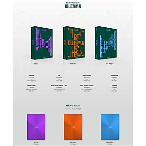 ENHYPEN [Set] 1st Album - Dimension : Dilemma (Set ver.) 3Album +3Roll Poster