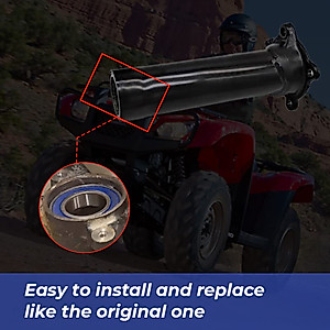 AUTOVIC Rear Axle Wheel Hub Housing Bearing Seal Kit For Honda ATV Foreman 400 450 500 Rubicon 500 Rancher 350 400 420 Replace 91055-HN5-681 & 91255-HA0-681