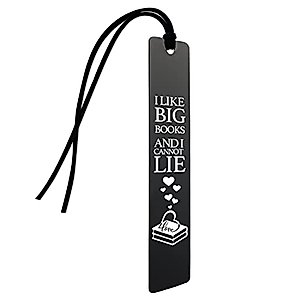 I Like Big Inspirational Bookmark Gifts for Women Girls Lovers Sister Bookworm Daughter Book Friend Female Sister Gifts Friendship Gifts Thank You Gift