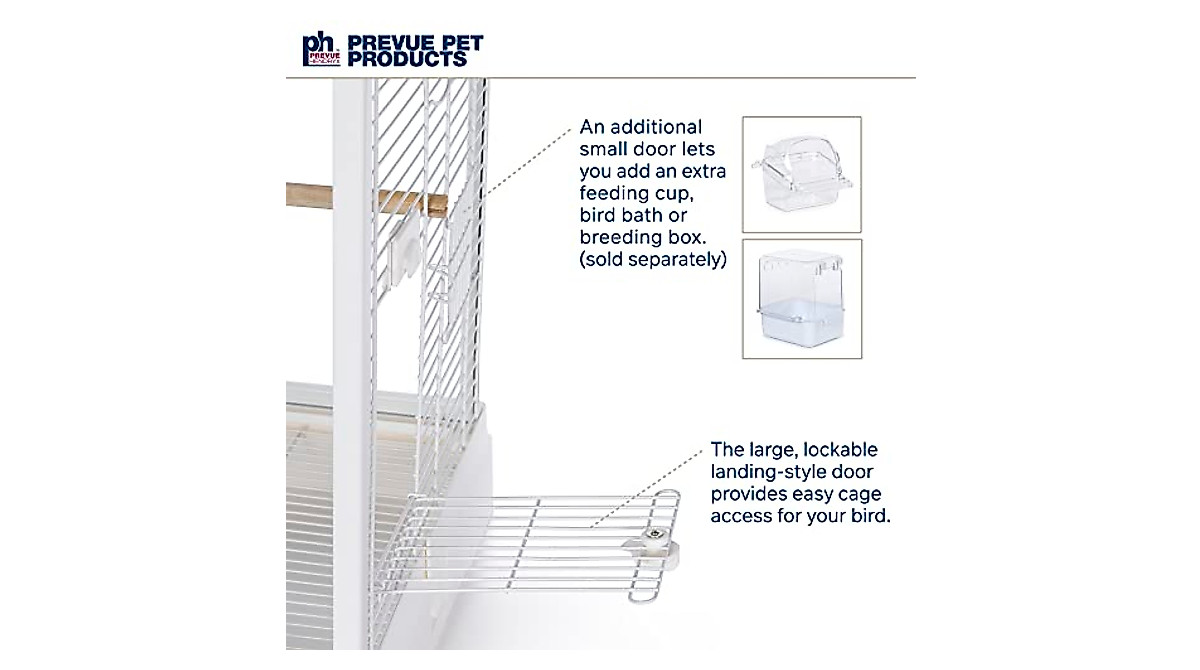 Prevue Crystal Palace Bird Cage - Modern & Elegant Design
