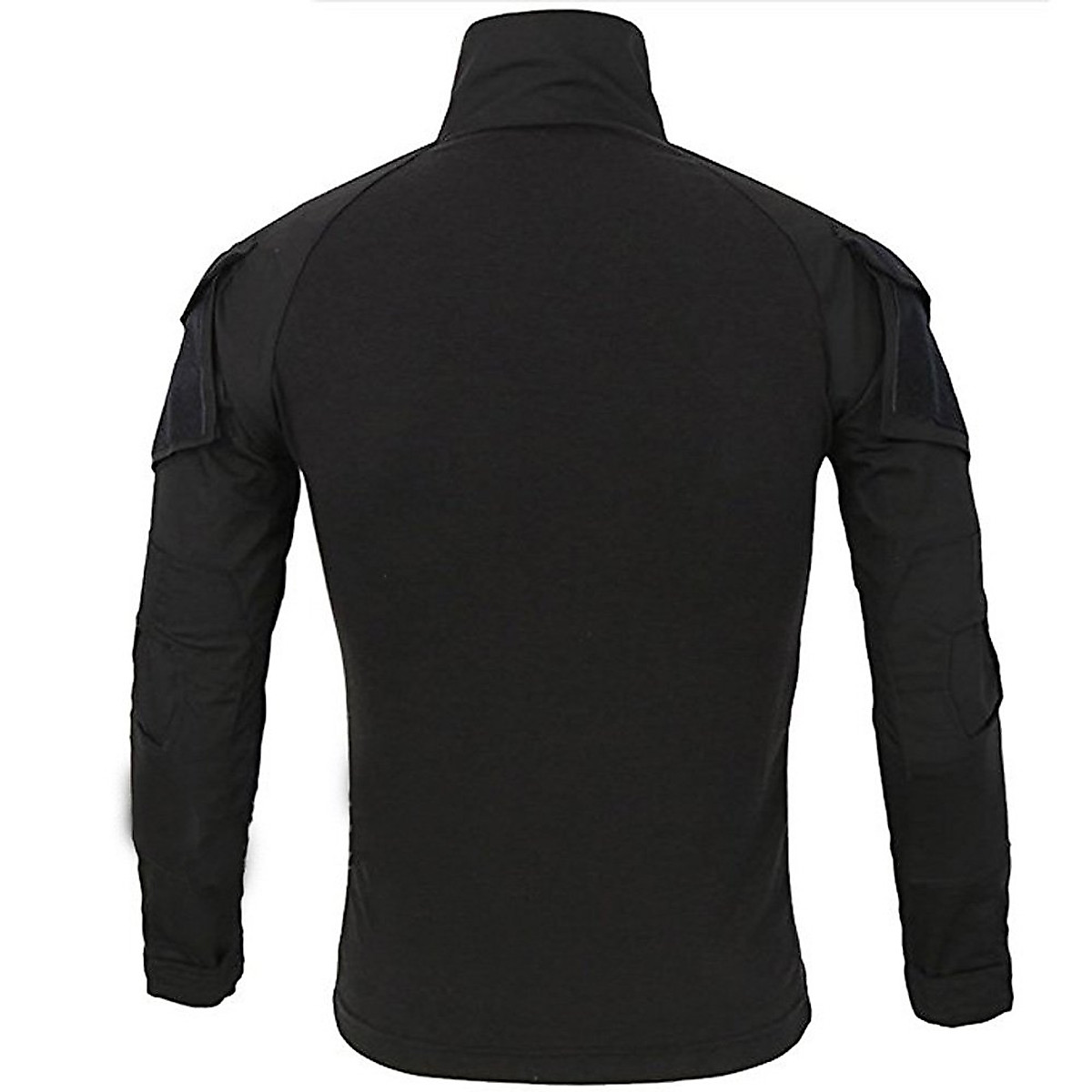 HARGLESMAN Military BDU Uniform Camo Airsoft Paintball Shirt and Pants Tactical Combat Practical Training Suit Work Shooting Hiking Fishing Hunting Outdoor Black L