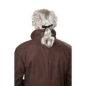California Costumes Men's 18Th Century Peruke Wig, Grey, One Size