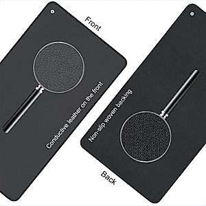 BSKJMMP Grounding Pads for Feet 24'' x 35" Grounding Mat Earth Connected Therapy Mat for Working Relaxing Earth Grounding Sheet for Bed Desk