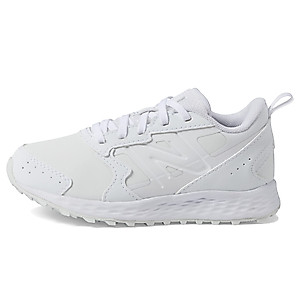 New Balance Kid's Fresh Foam 650 V1 Lace-up Running Shoe, White/White, 6.5 Wide Big Kid