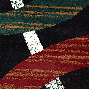 Home Dynamix Premium Indus Modern Area Rug, Black Multi, 5'2"x7'4" Rectangle