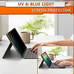 ZOEGAA NEW Privacy Screen Protector Compatible with iPad Pro 12.9 (2021 & 2020 & 2018), Anti-Spy,Anti-Scratch Compatible with iPad Pro 12.9 Privacy Screen Protector