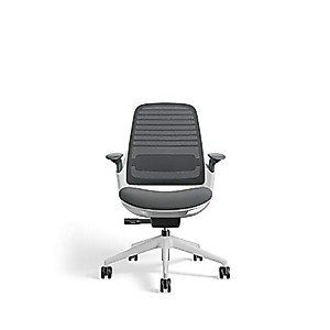 Steelcase Series 1 Office Chair, Hard Floor Casters, Graphite