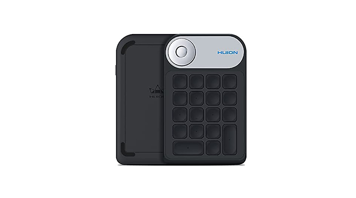HUION Mini KeyDial KD100 Wireless Shortcut Keyboard for Creative Work