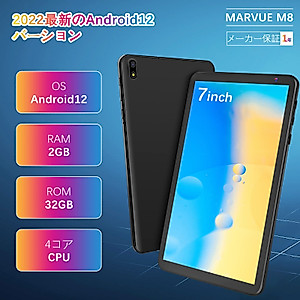 MARVUE M10 Tablet, 10.1 inch Android Tablet, 2GB RAM 32GB ROM Storage, 2+8MP Dual Camera, 800x1280 IPS HD Display, Quad Core Processor Android 10.0, WiFi, USB Type C Port, Metal Body