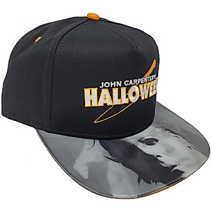 Ripple Junction Halloween Michael Myers Laurie Strode Scary Horror Movie Slasher Film Adjustable Snapback Baseball Cap Hat Multi