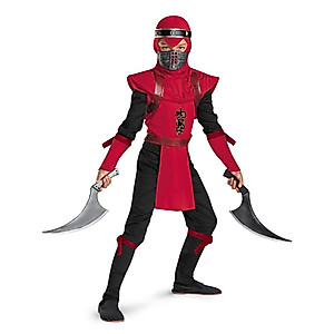 Disguise Red Viper Ninja Deluxe Child Costume - Small