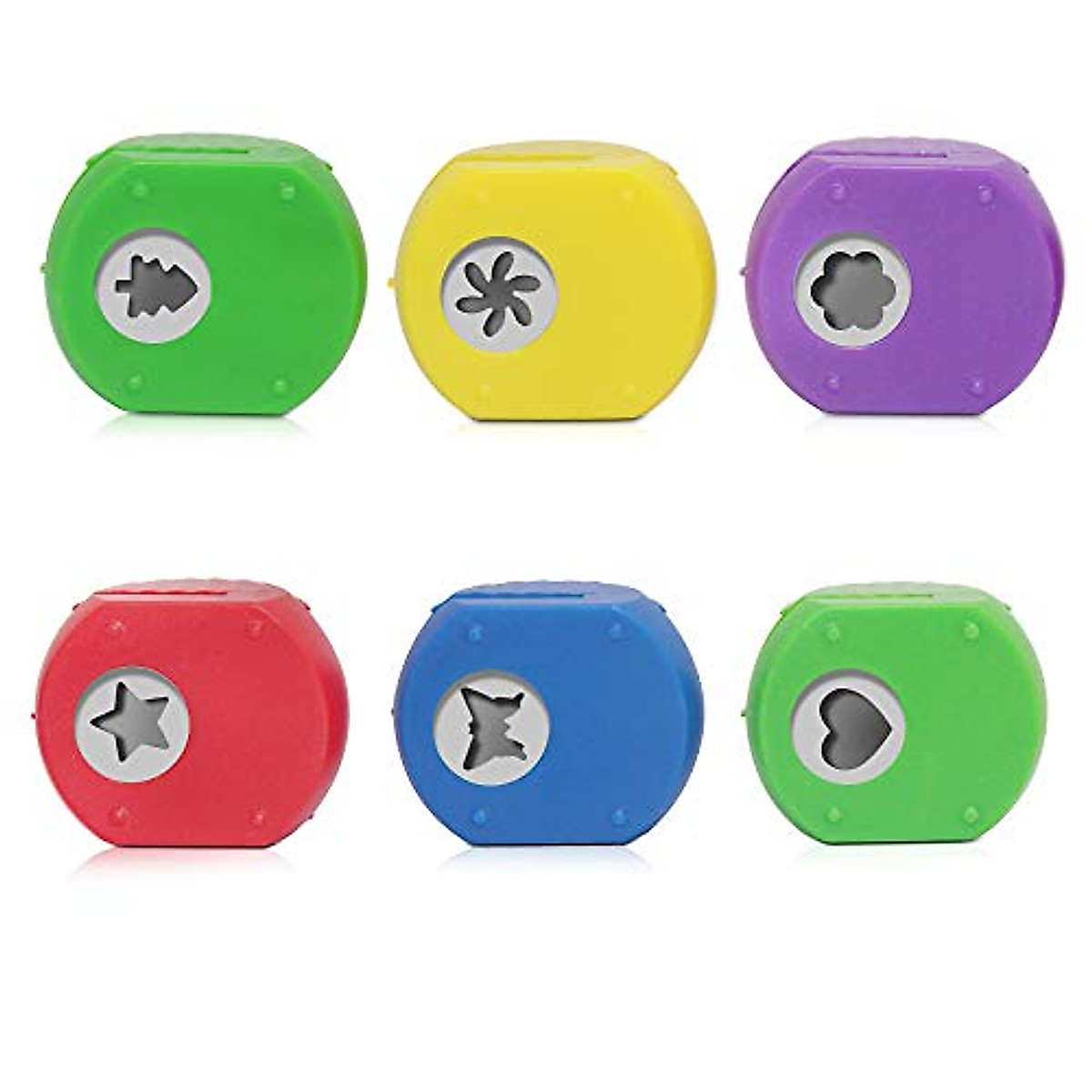 Set of 12, Craft Punch and Creative Scissors, findTop Scrapbooking Edging Scissors Paper Punch Set for Crafts, Scrapbooking, DIY Photo & Art Projects