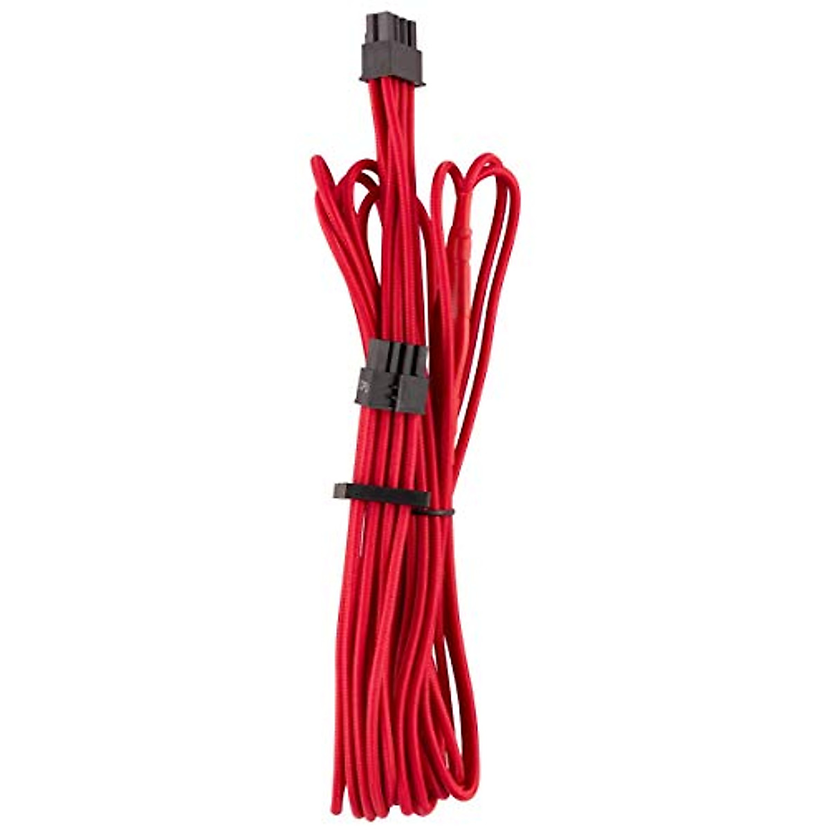 CORSAIR Premium Individually Sleeved PSU Cables Starter Kit – Red, 2 Yr Warranty, for Corsair PSUs
