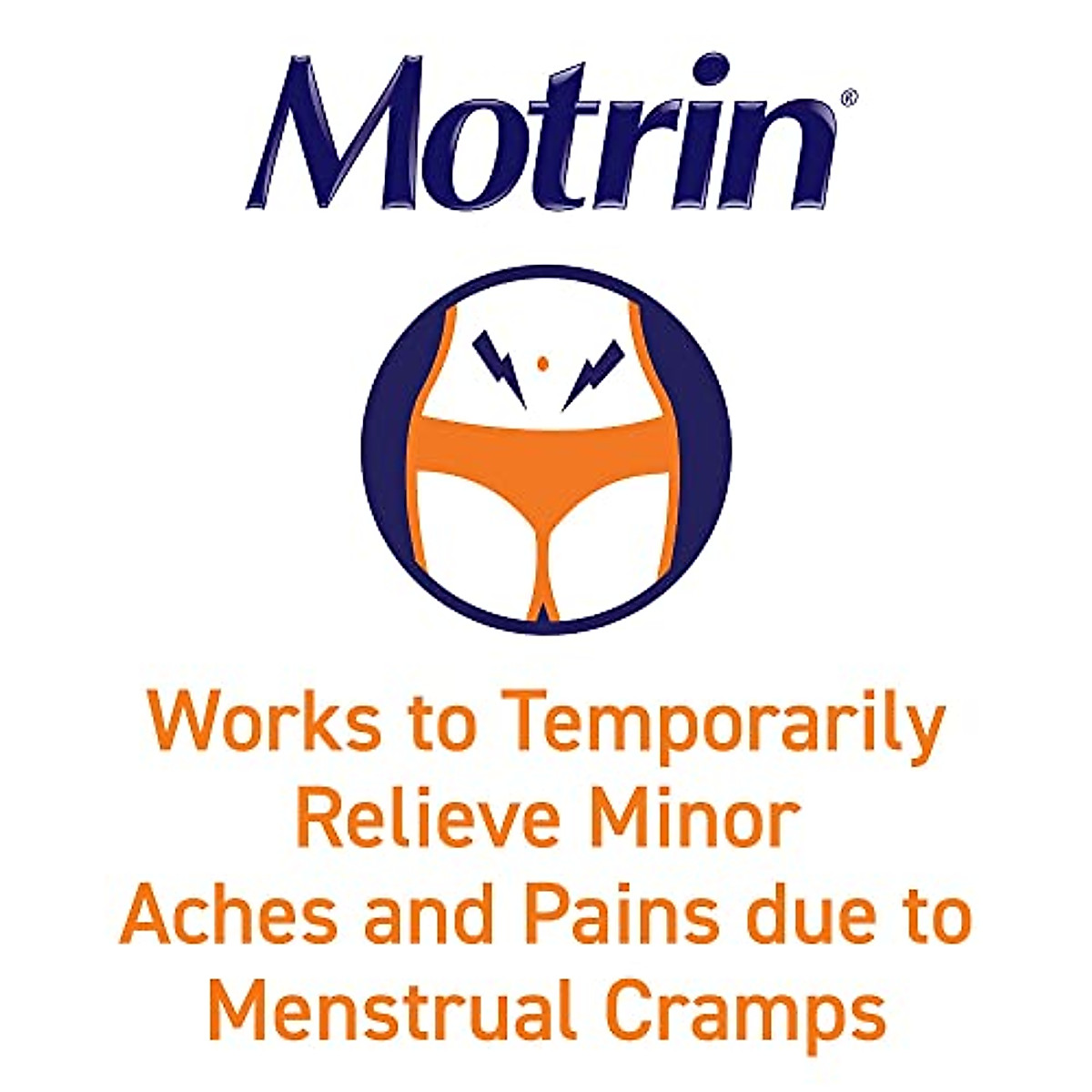 Motrin IB-Ibuprofen Pain Reliever Tablets 200 mg - 100 Coated Caplets (Pack of 3)