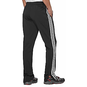 adidas Essential Tricot Zip Pants for Men, Black, Medium