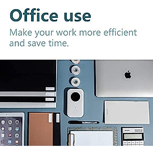 Phomemo D30 Label Maker Tape, Black on Lavender, White, Pink Sticker Thermal Paper, Long Self-Adhesive Label Tape, 15mm x 6m (1/2"x2361/8") Continuous Paper, 3 Roll