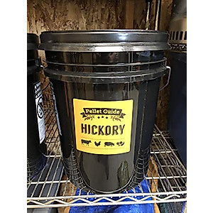 Pellet Smoker Bucket Labels for Smoker Pellet Storage