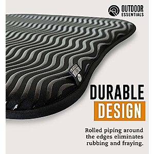 OutdoorEssentials Kayak Seat Cushion, Seat Pad - Kayak Cushion Seat Waterproof - Anti Slip Kayak Gel Seat Cushion & Kayak Seat Bottom - Black