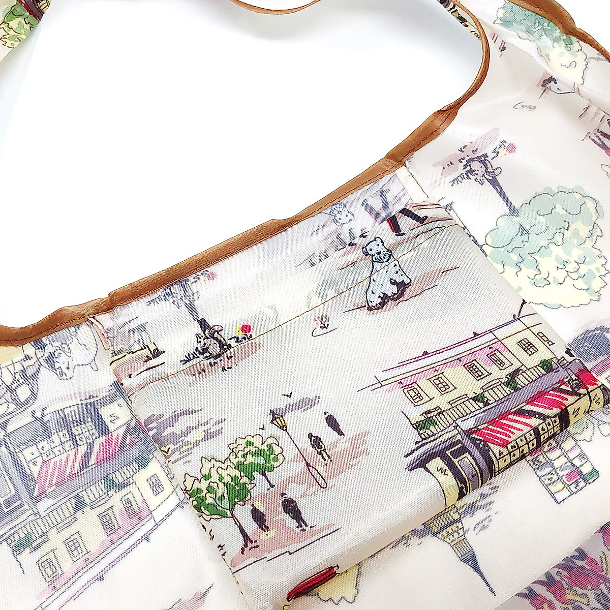 Wrapables Durable and Large Nylon Reusable Shopping Bag, England