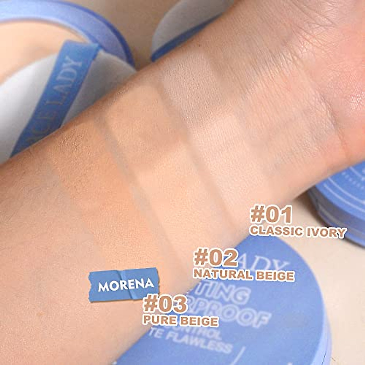 Oil Control Face Pressed Powder,Matte Smooth Setting Powder Makeup,Waterproof Long Lasting Finishing Powder,Cruelty Free Lightweight Face Cosmetics,Shine Control,Vegan Friendly,0.28Oz(NATURAL BEIGE)