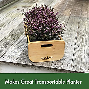 Harvest Basket by River Wrx | Garden Hod Basket for Gathering Vegetables, Gathering Eggs, or Fruit and Vegetable Basket For Kitchen | Versatile and Heavy Duty