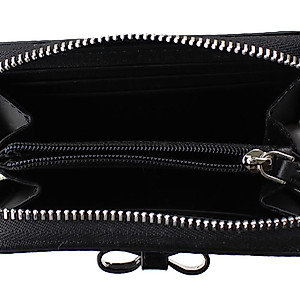 Kate Spade Small Zip Around Card Case Wallet Other Wrapping Party Glittering Black