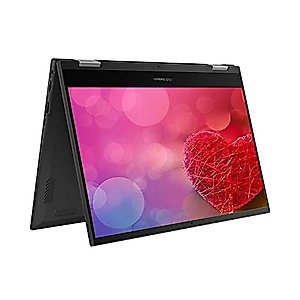 ASUS VivoBook Go 2-in-1 Laptop, 14” HD Touch Flip Thin and Light Newest, Intel Celeron N4500, 4GB RAM, 64GB eMMC + 256GB PCIe SSD, NumberPad, Windows 11 S +GM Accessories