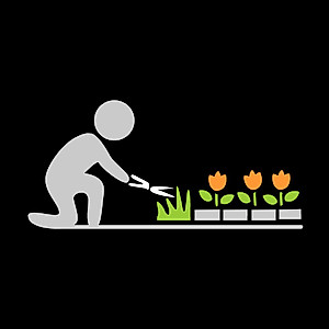 Fiskars 92146964J Garden, Shear Ease 360 Degree Swivel Grass Trimmer, Black