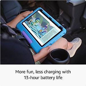 Amazon Fire 10 HD Kids tablet (newest model) ages 3-7 | Bright 10.1" HD screen with included ad-free and exclusive content, robust parental controls, 13-hr battery, 32 GB, Pink