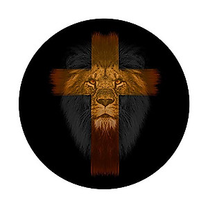 Jesus, Lion of the Tribe of Judah Christian Graphic PopSockets PopGrip: Swappable Grip for Phones & Tablets