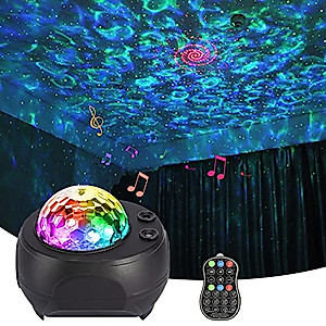 LUNSY Star Projector, Galaxy Projector Night Light Projector, with Remote Control Bluetooth Music Speaker&Timer, Starry Light Projector for Kids Adults Bedroom Gaming Room Theater Decoration