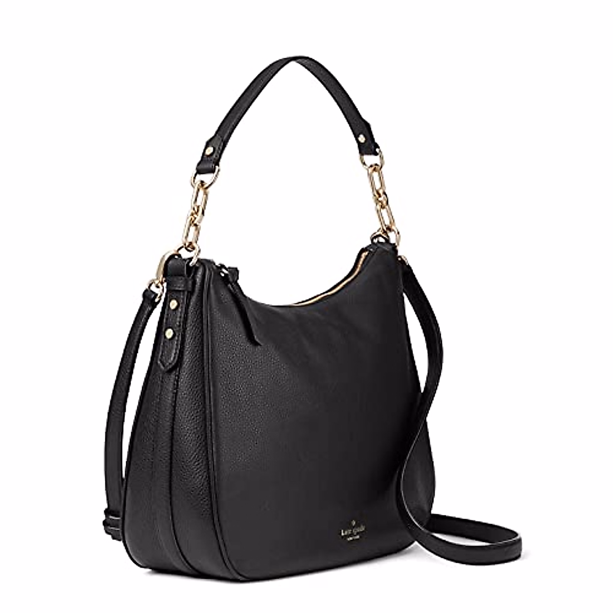 Kate Spade New York Mulberry Street Vivian Hobo Purse (Black), Medium