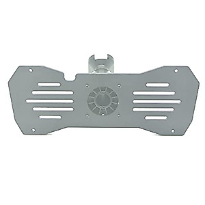 ANSHILING Rear View Mirror Metal Back Plate Panel 13.5 cm x 6 cm Screw Spacing + Mirror Dash Cam Mount Arm for Car DVR Instead of Strap