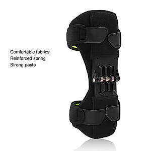 Dioche Spring Knee Brace - Universal Knee Booster - Spring Assisted Sports Mountaineering Support - Knee Wrap Patella with Excellent Materials for Knee