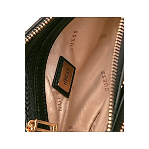 GUESS Kasinta Double Zip Pouch Crossbody, Brown Multi