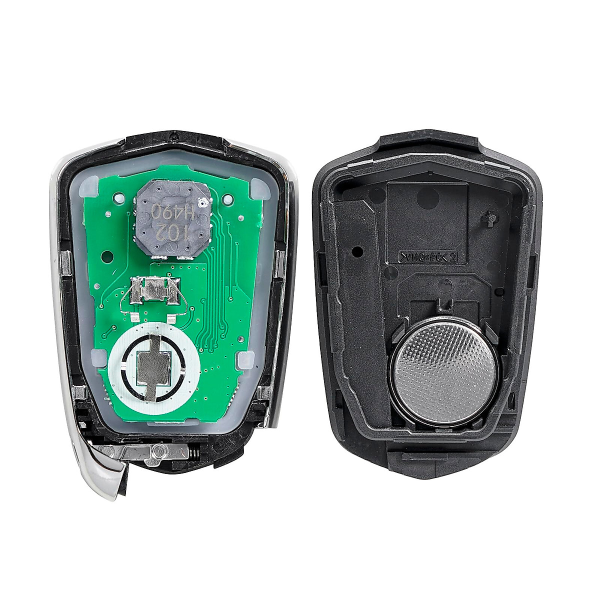 SCITOO 2 Pcs Remotes Key Fob for Cadillac Ats Ats-v Ct6 Ct6 Plug In for Cts Cts-v Cadillac Xts 2016-2020 433Mhz HYQ2EB