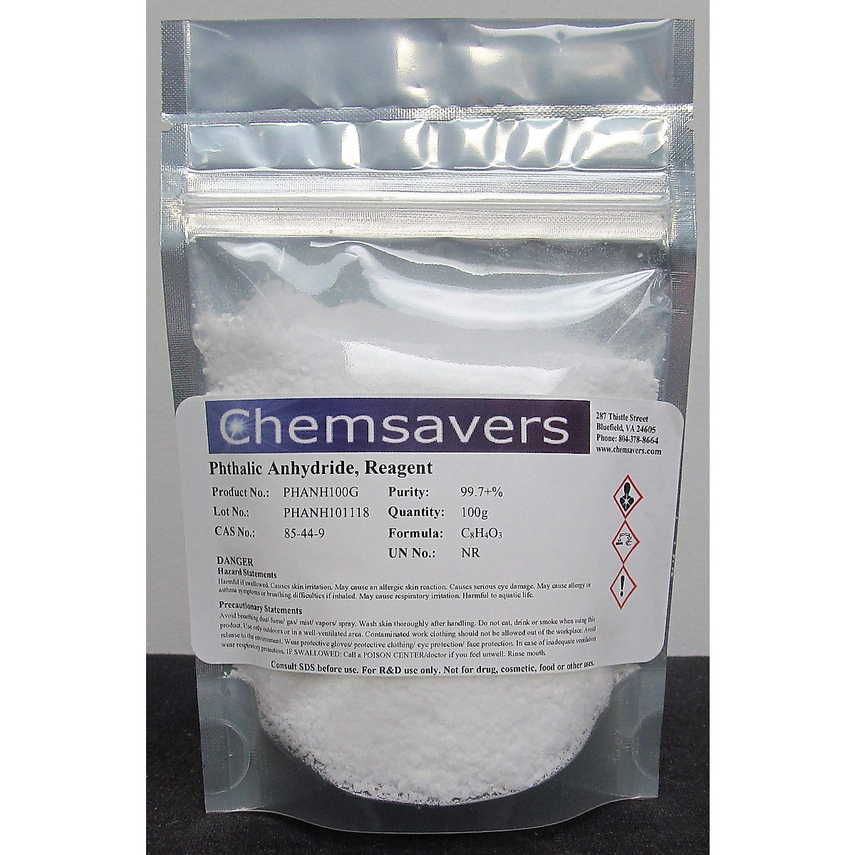 Phthalic Anhydride, Reagent, 99.7+%, 100g