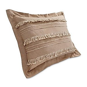 Michael Amini Country Lane 8-Piece King Duvet Set - Toast, Beige