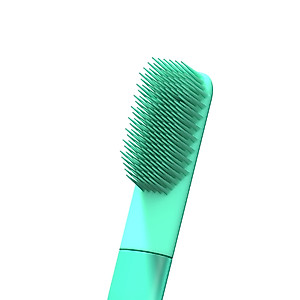 Boie USA Fine Toothbrush - Soft Bristles, BPA Free, Perfect for Sensitive Teeth, Long Lasting, Recyclable, Extra Soft Toothbrush for Adults (Mint)