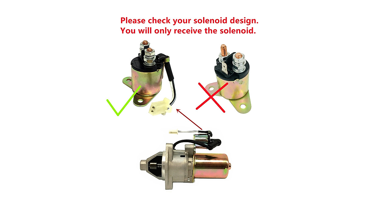Starter Motor Solenoid for Generac & A-ipower Generators