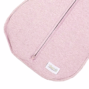 Woombie Convertible Baby Swaddling Blanket I Swaddle Converts to Arms-Free Wearable Blanket for Babies Up to 6 Months, Pink Posey 14-19 lbs