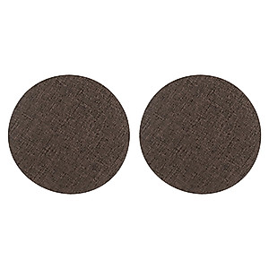 Kiven Led Light Cover,Light Blocking Stickers, 3.5in in Dia, Brown Fabric, LED Light Dimming Sticker for Recessed Light/Can Light, LED Spotlight, Ceiling Light, Downlight