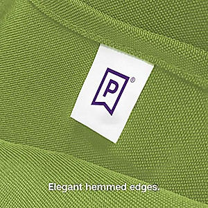 Gee Di Moda Rectangle Tablecloth - 90 x 132 Inch Apple Green Table Cloth for 6 Foot Table with Floor-Length Drop - Heavy Duty Washable Fabric - 6 Ft Buffet Table, Holiday Party, Wedding & Baby Shower