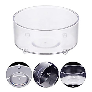 Reptile Food Bowls 30Pcs Reptile Water Bowls Reptile Feeder Food Dish Transparent Food Bowl Terrarium Bowls Worm Dish for Tortoise Lizard Bearded Dragon Frog Leopard Gecko Snake