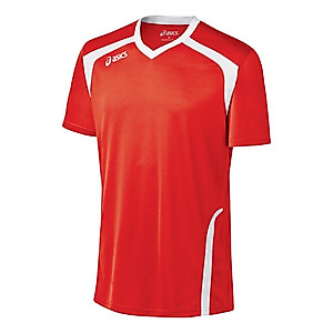 ASICS Men's Ace Jersey, Red/White, Small